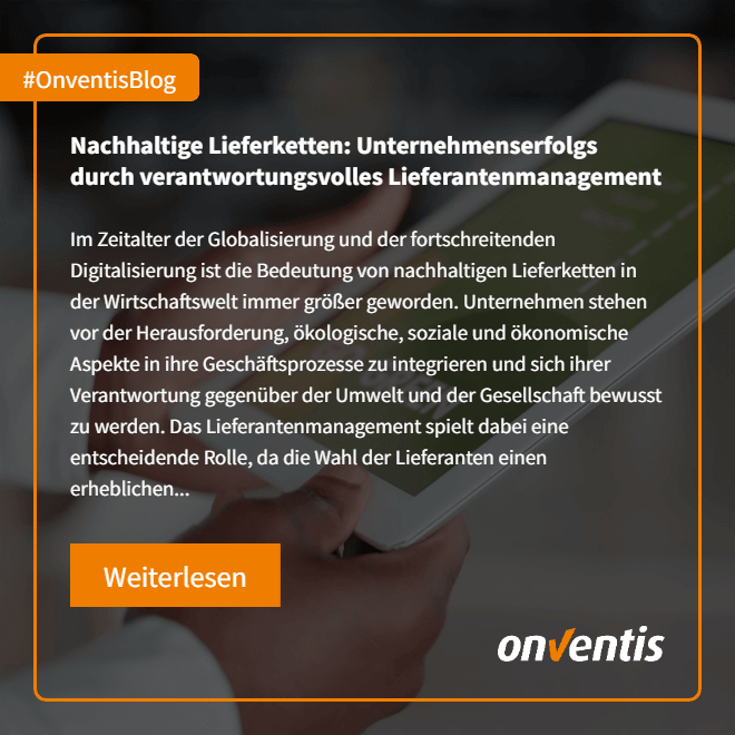 Mit nachhaltigen Lieferketten zum Erfolg