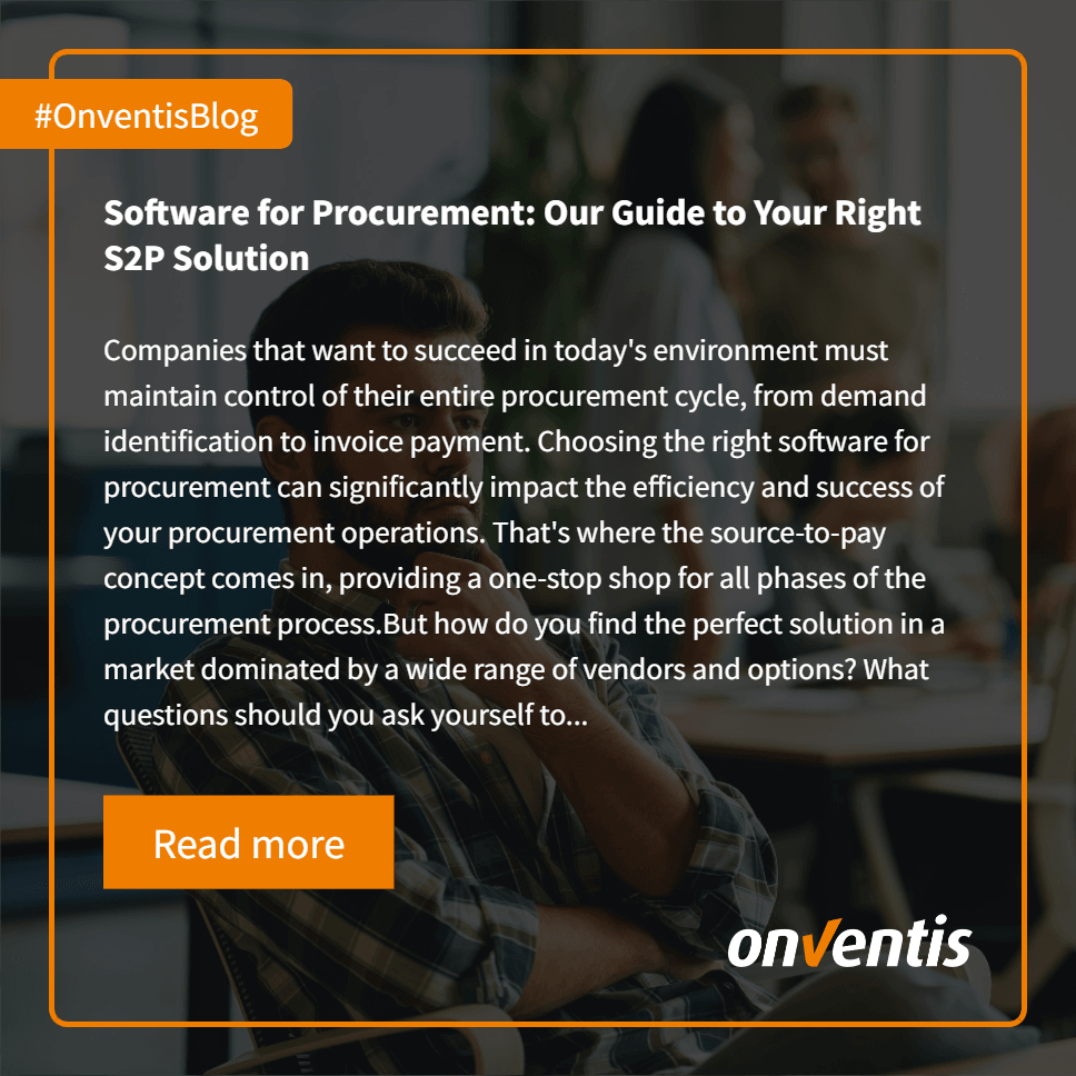 Software for Procurement: Our Guide to the Right S2P Suite