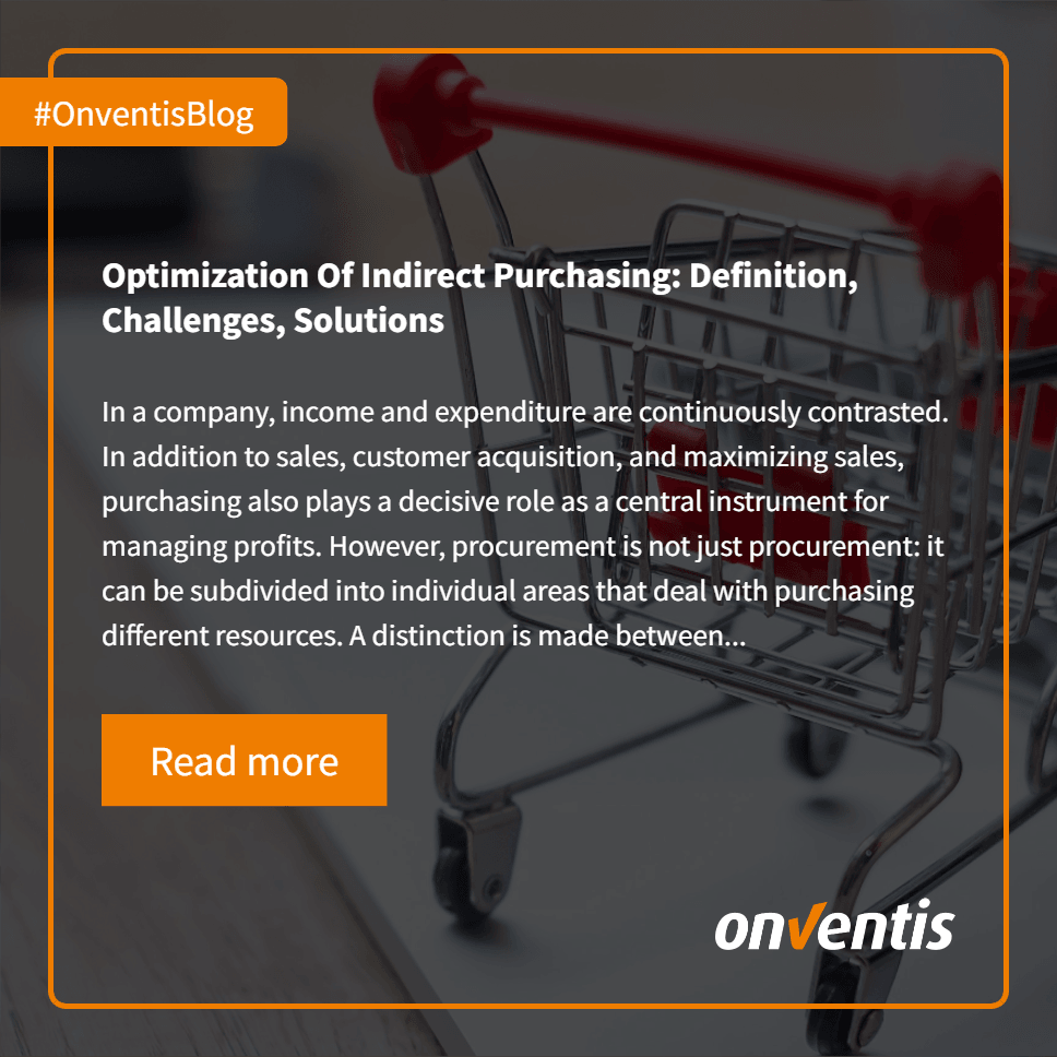 Optimization Of Indirect Purchasing